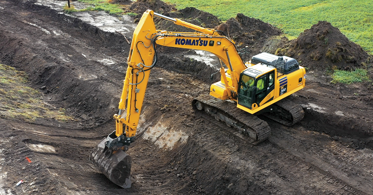 Komatsu Intelligent Machine Control technology helps Nicol & Sons