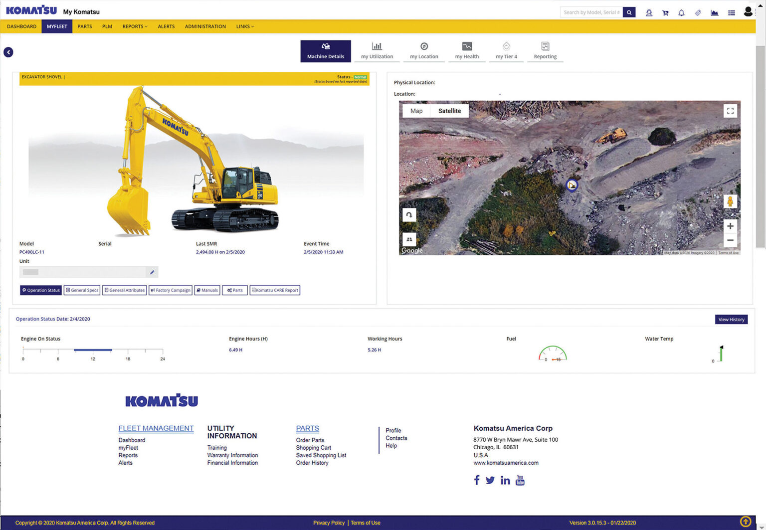 My Komatsu: An easy solution for fleet management