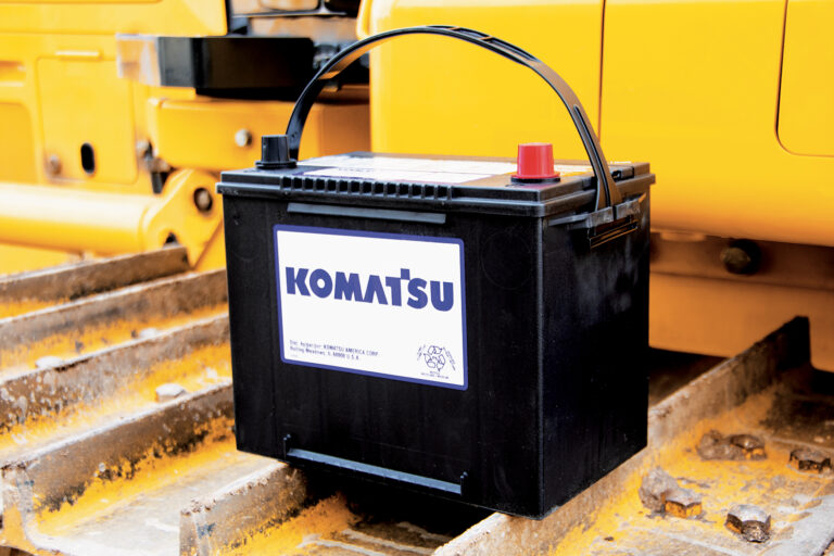 Genuine Komatsu batteries for proven performance