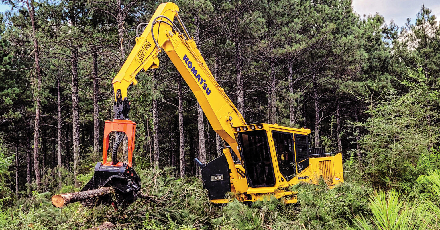 Komatsu’s new PC230F-11 swing machine tackles demanding forestry ...
