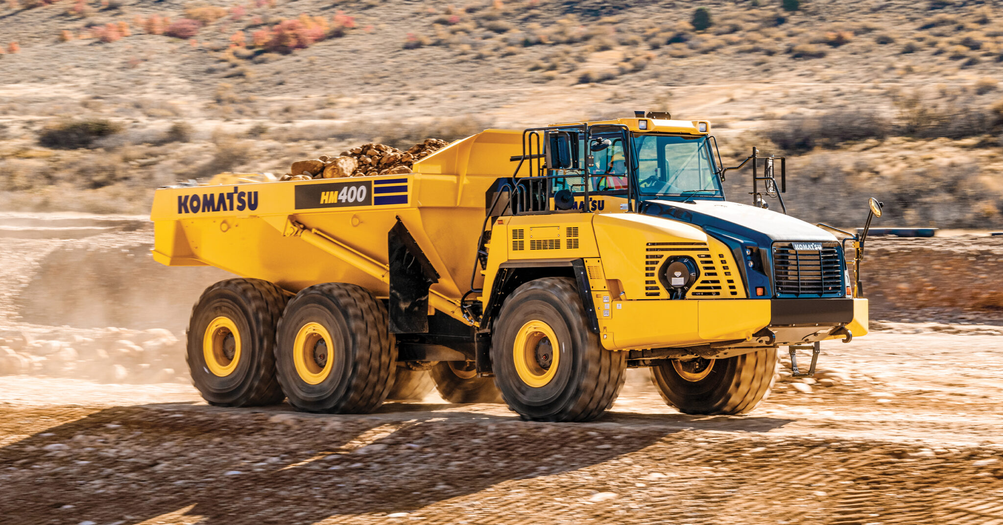 Komatsu restarts production of HM400-5 articulated haul truck at its ...