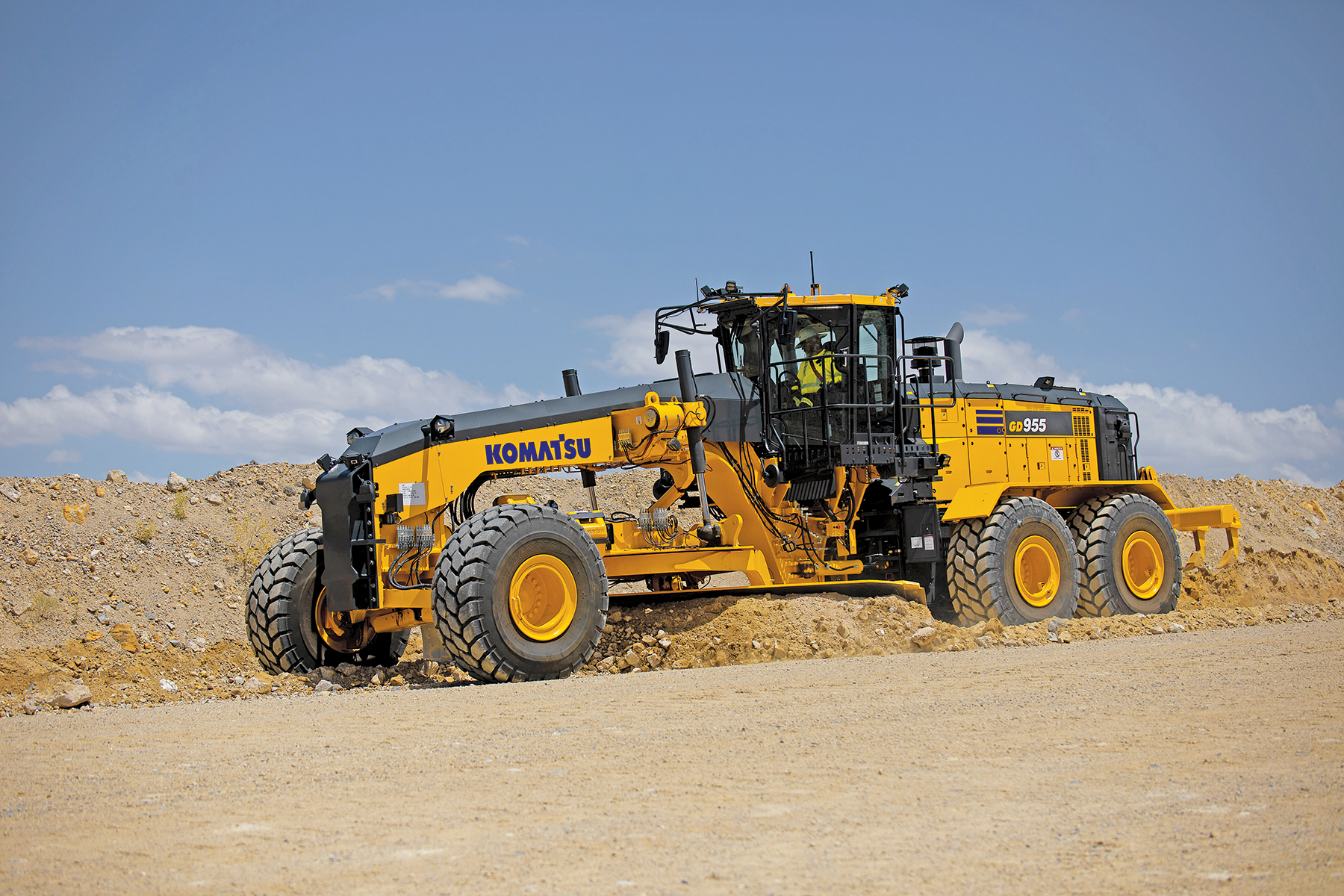 New GD955-7 is designed to build and maintain haul roads for truck ...
