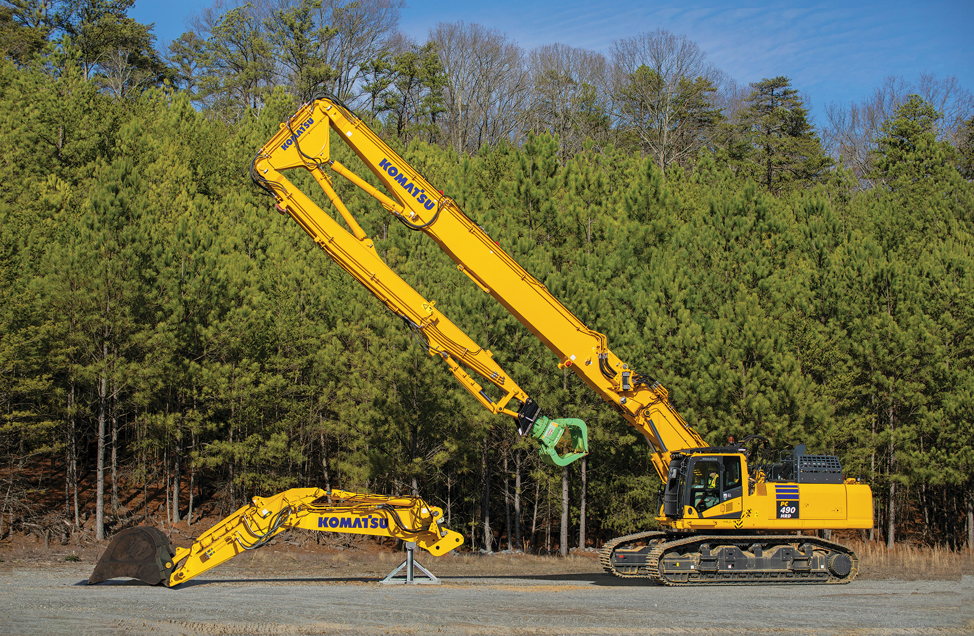PC490HRD-11 demolition excavator helps increase efficiency with fast ...