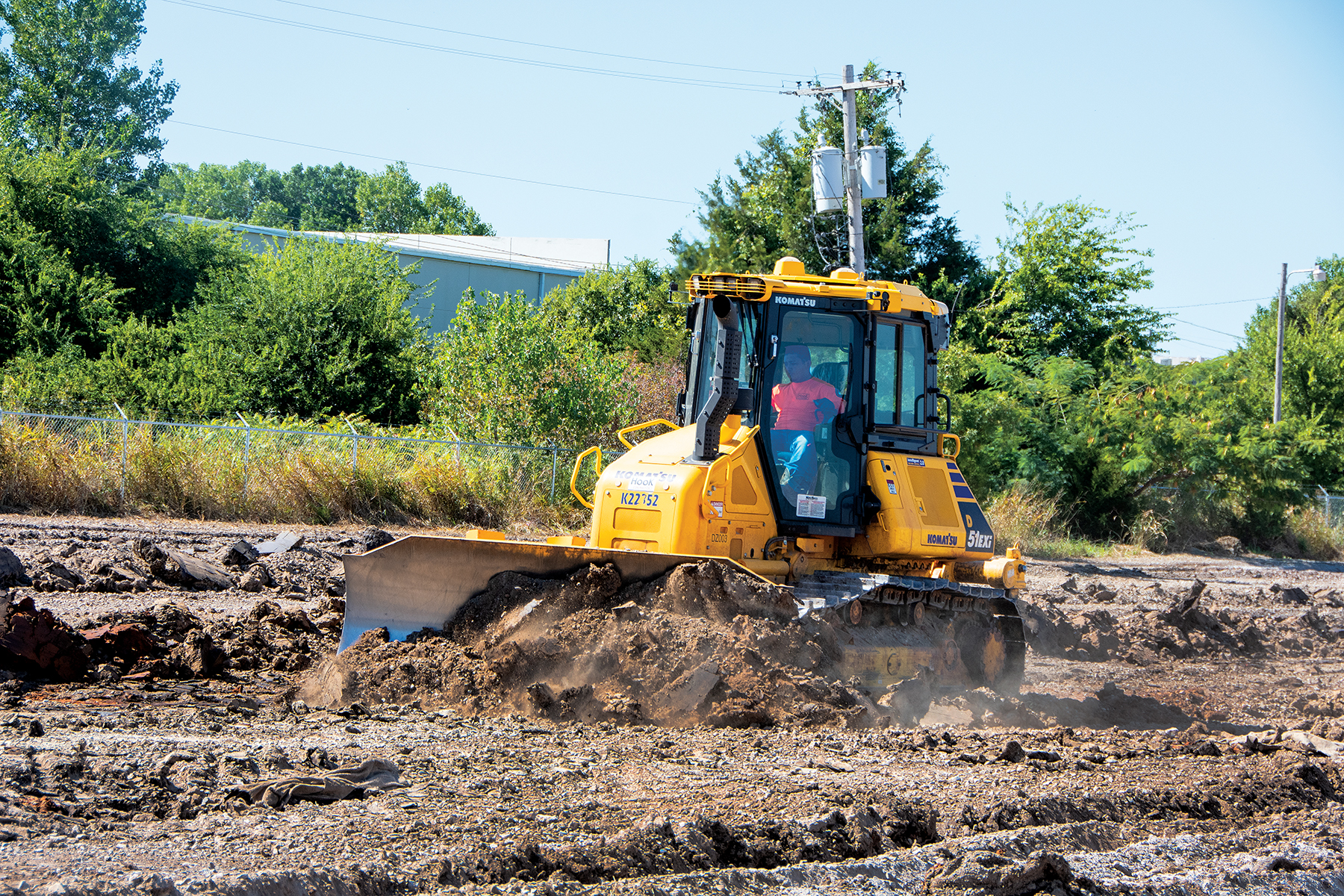 Komatsu Intelligent Machine Control equipment has helped speed up project completion for Hook ...